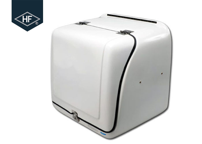 166L Fiberglass Motorcycle Delivery Box For Scooter Multi Color 13KG G . W
