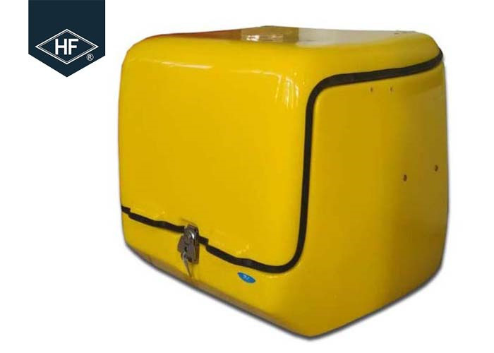 Waterproof Motorbike Food Delivery Box 139L Volume Shock Resistance ...
