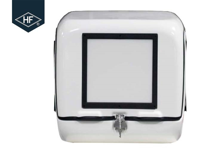 Fiberglass Reinforced Plastic Motorbike Pizza Delivery Box With Three ...